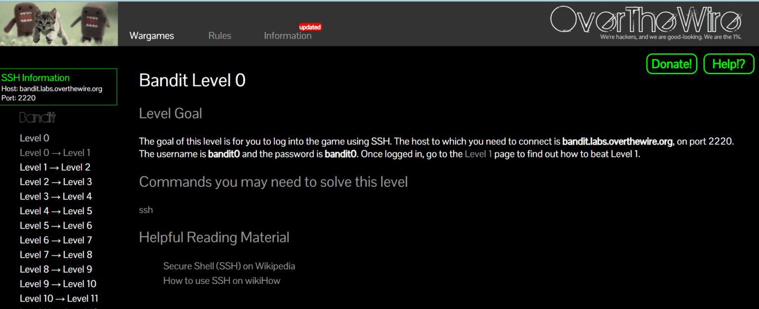 ゲーム感覚でlinuxコマンドを叩く。【OverTheWire: Bandit】 - スニーキーブログ