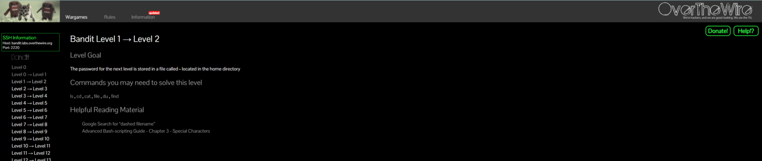 ゲーム感覚でlinuxコマンドを叩く。【OverTheWire: Bandit】 - スニーキーブログ